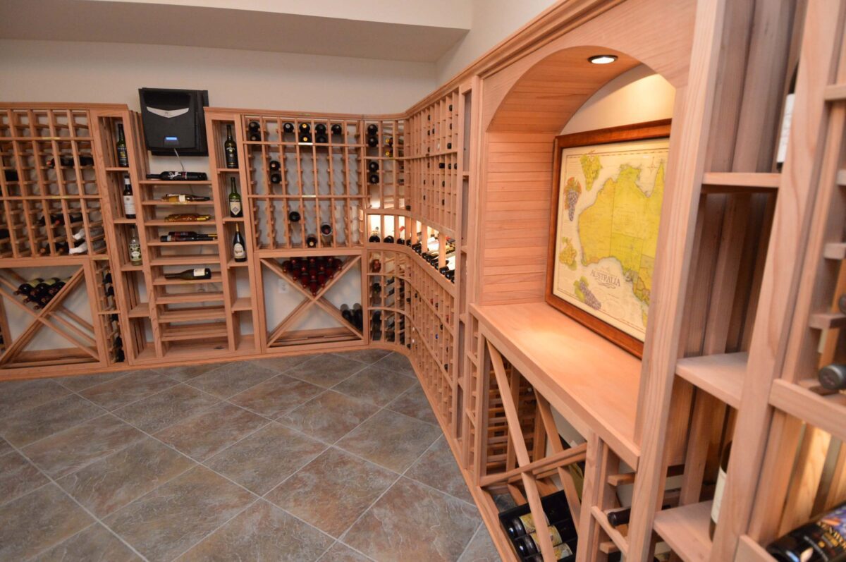 Harvest Custom Wine Cellars & Saunas Project Gallery - Wine Guardian® Wine Cellar Cooling Units